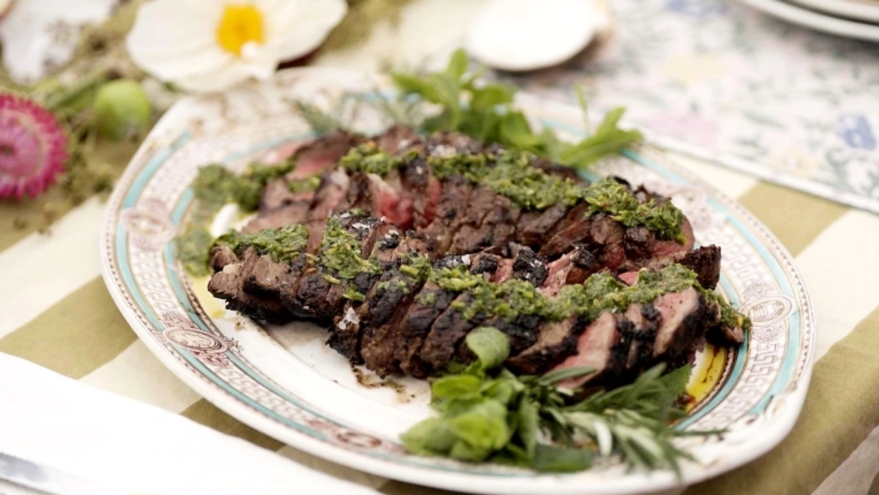 Grilled lamb ribeye - Tjekkit